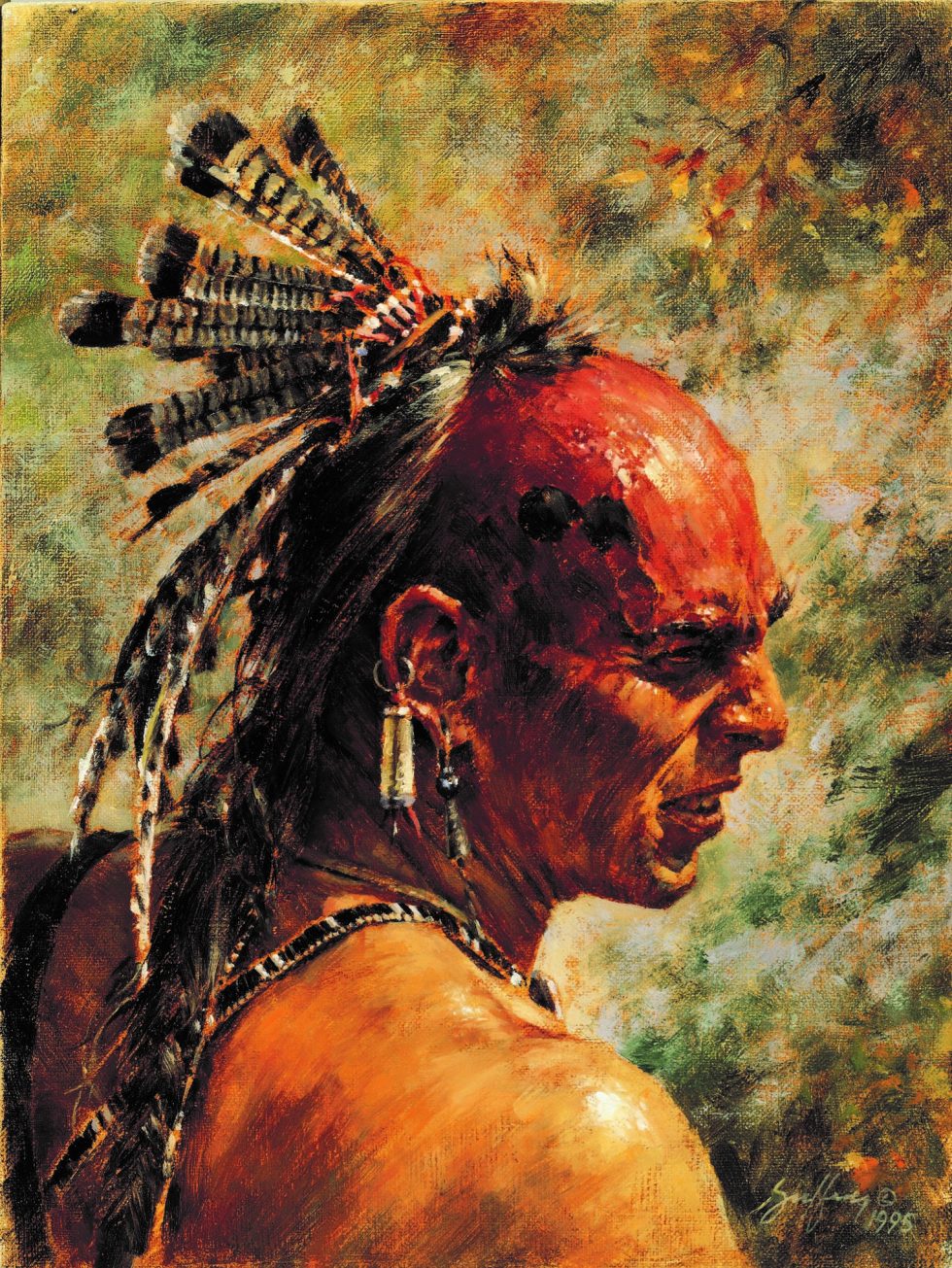 Portraits | Robert Griffing Art - Eastern American Woodland Indian and ...