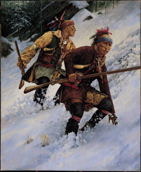 The War Years | Robert Griffing Art - Eastern American Woodland Indian ...
