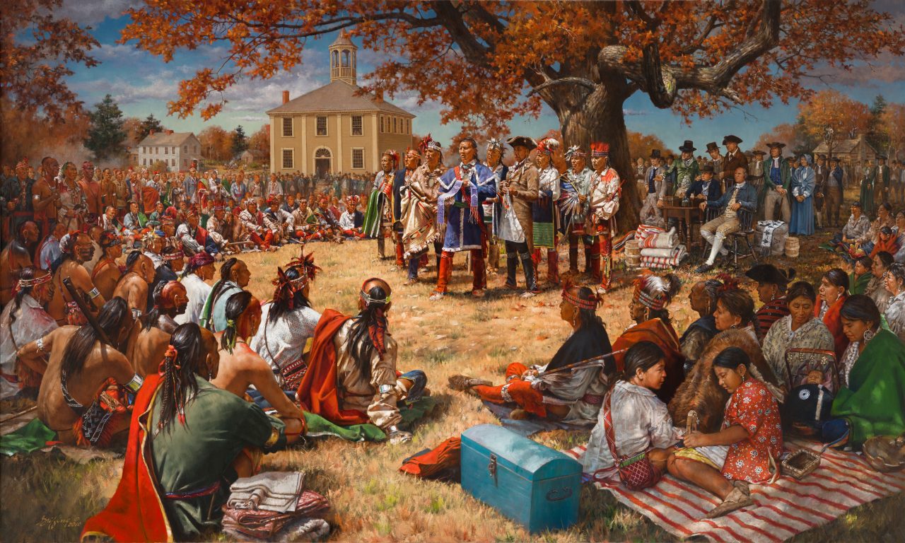 The Great Treaty of Canandaigua | Robert Griffing Art - Eastern ...