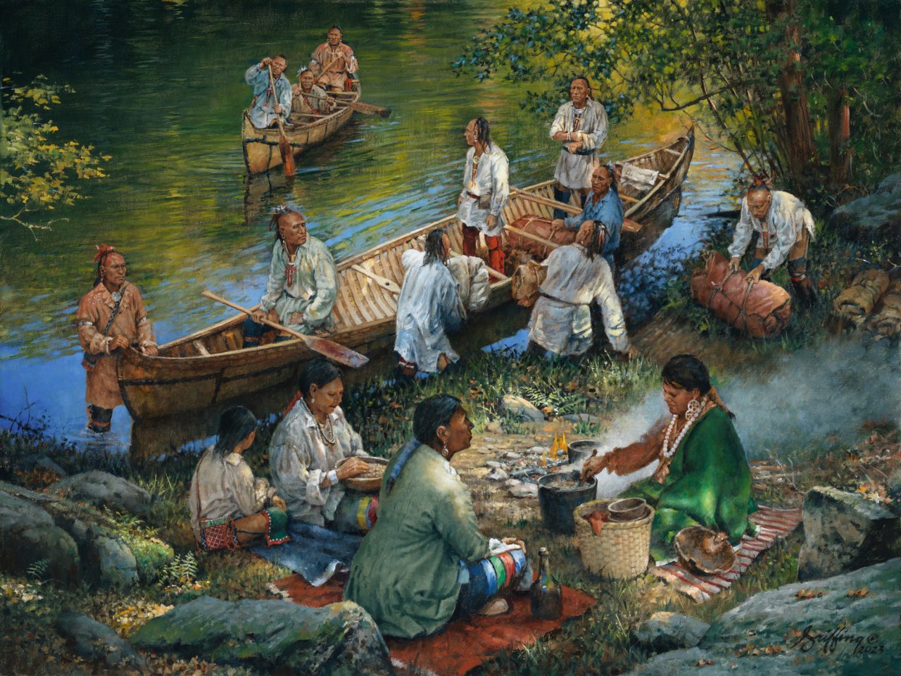 Packing for Mackinac | Robert Griffing Art - Eastern American Woodland ...